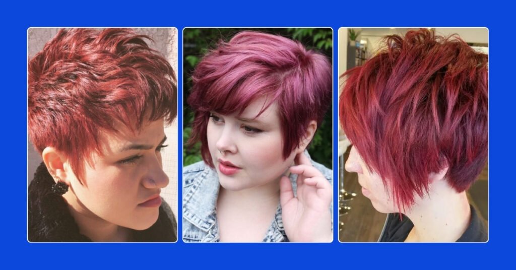 10 Best Dark Red Wolf Cuts That Add Drama For Evening Events